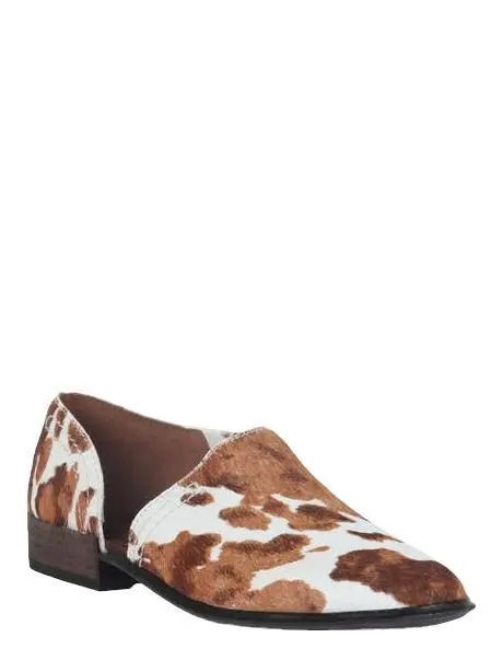 Otbt Coyote Half D'orsay Calf Hair Shoe - Calf Print Calf Hair