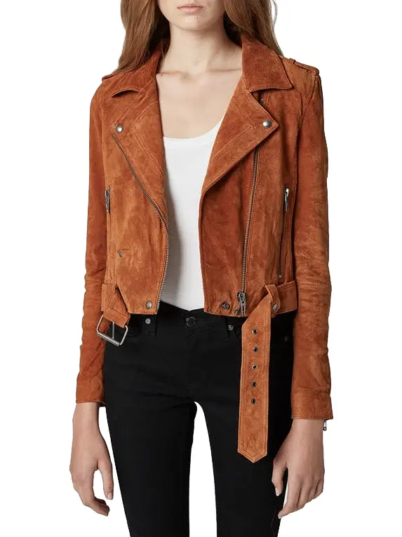 Blanknyc Suede Moto Jacket - El Dorado