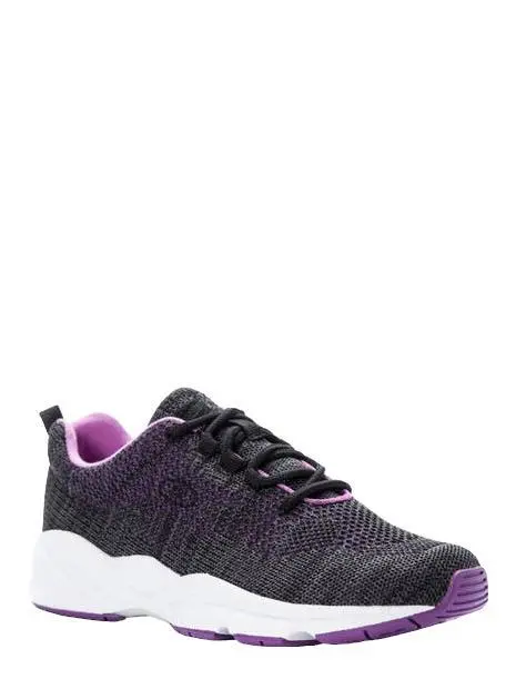 PROPET Stability Fly Sneaker - Black/berry Fabric