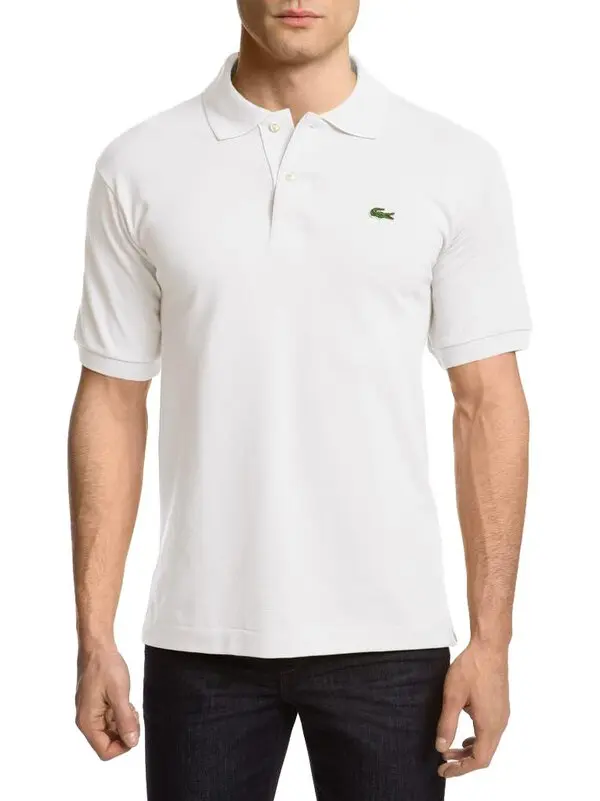 Lacoste Regular Fit Piqué Polo - 001 White