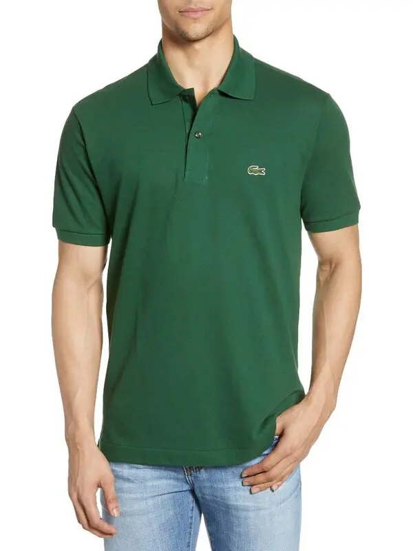 Lacoste Regular Fit Piqué Polo - 132 Green