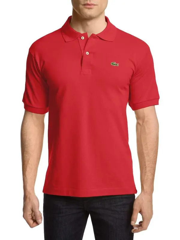 Lacoste Regular Fit Piqué Polo - 240 Red