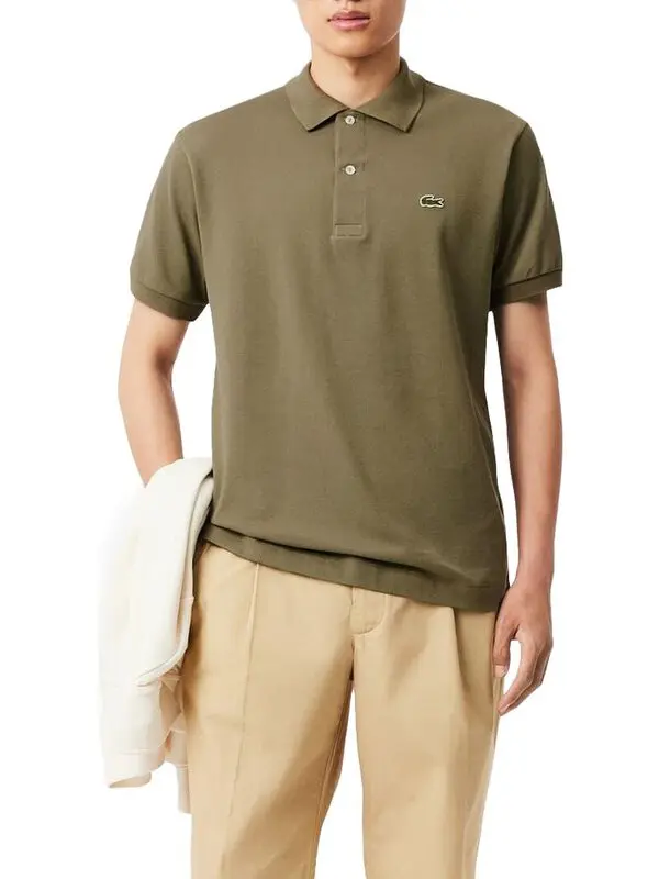 Lacoste Regular Fit Piqué Polo - Khaki