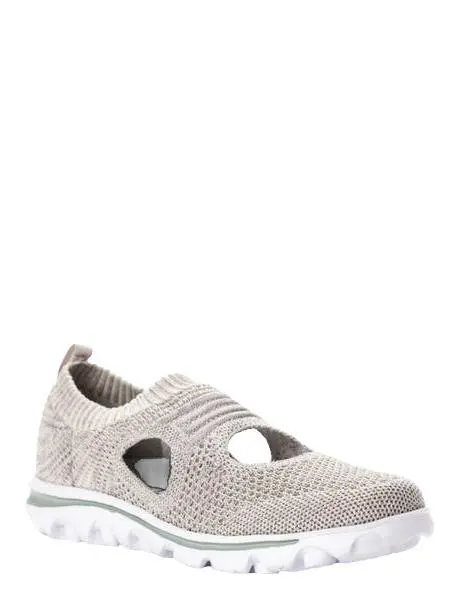 PROPET Travelactiv Avid Slip-on Sneaker - Light Grey Fabric