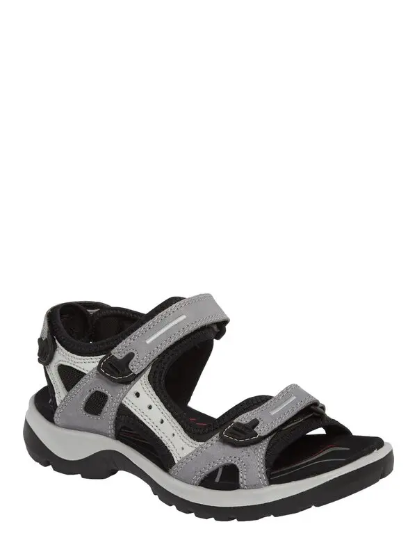 Ecco Yucatan Sandal - Titanium Leather