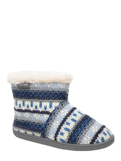 Minnetonka Betty Bootie Slipper - Blue Multi