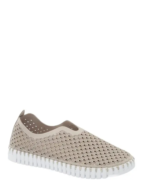 ILSE JACOBSEN Tulip 139 Perforated Slip-on Sneaker - Atmosphere