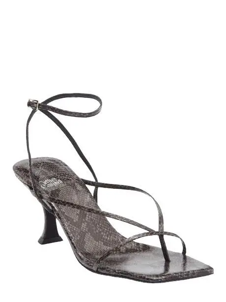 Jeffrey Campbell Fluxx Sandal - Grey Black Python