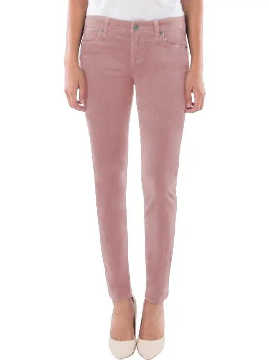 Kut From The Kloth Stretch Corduroy Skinny Pants - Rose