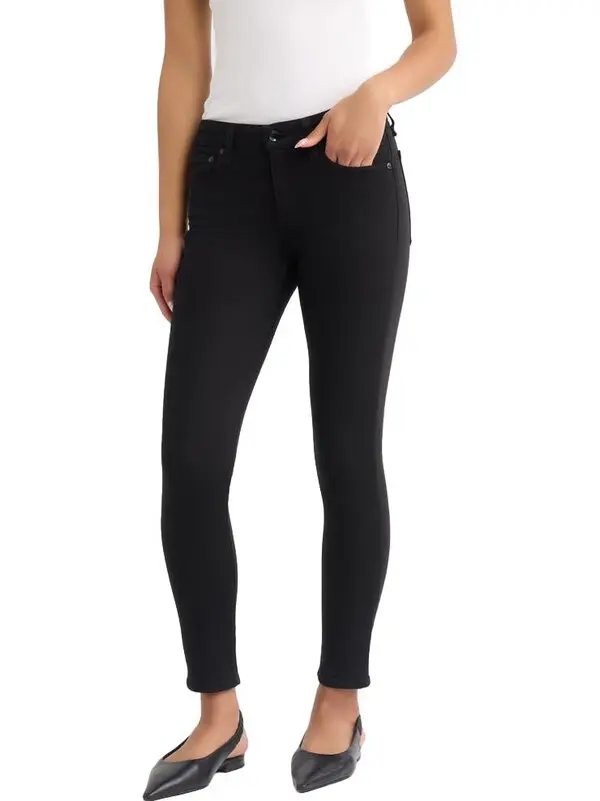Rag & Bone Cate Ankle Skinny Jeans - Black