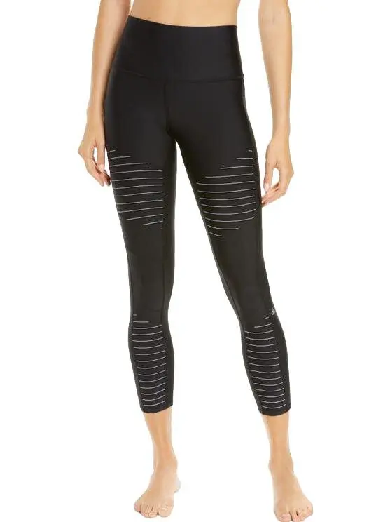 Alo Yoga Airlift High Waist 7/8 Leggings - Black/white