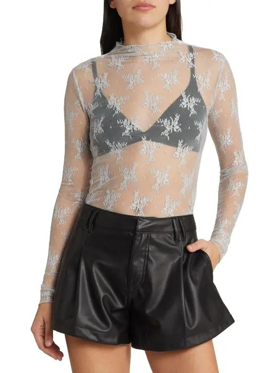 Free People Lady Lux Layering Top - Moonrock