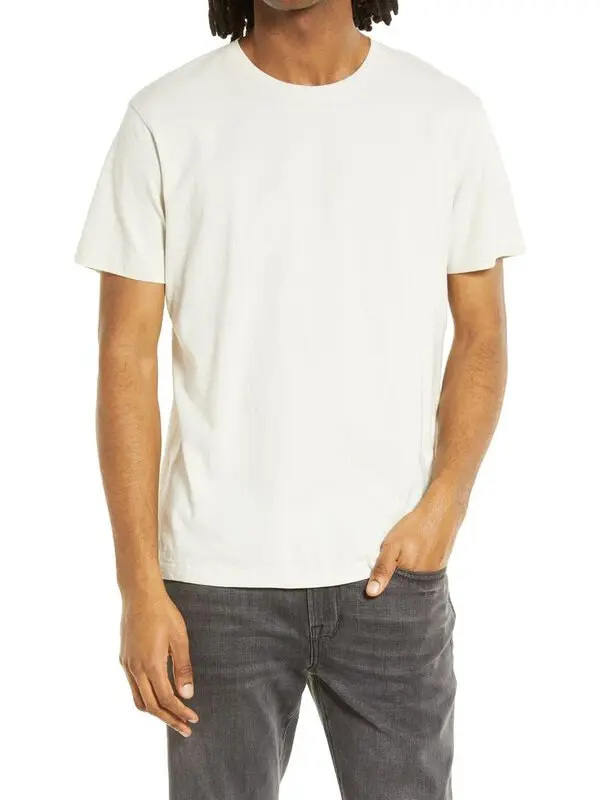 FRAME Logo Cotton T-shirt - Blanc