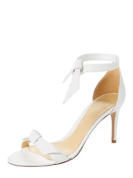 ALEXANDRE BIRMAN Clarita Ankle Tie Sandal - White