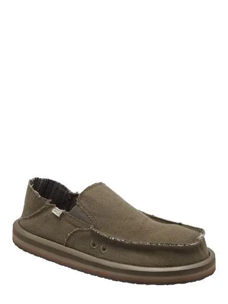 Sanuk Slip-on Sneaker - Army