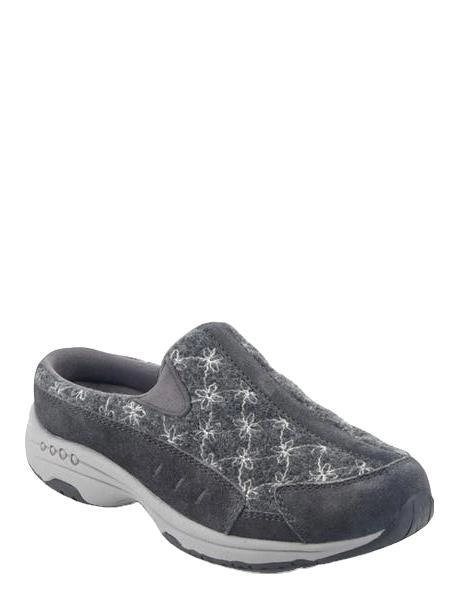Easy Spirit Traveltime Clog Sneaker - Dark Grey