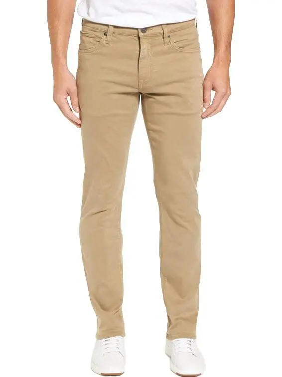 34 Heritage Courage Straight Leg Twill Pants - Ourage British Khaki