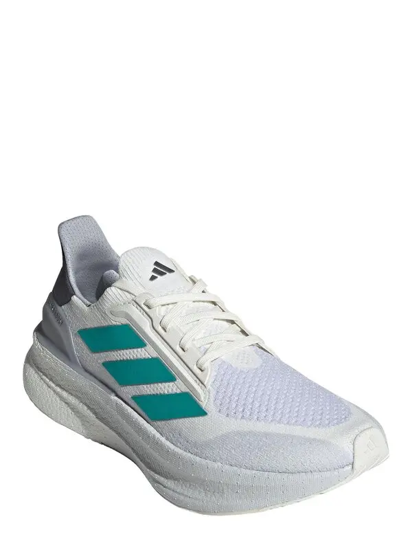 Adidas Ultraboost 5x Running Shoe - White/ Pure Teal/ Dash Grey
