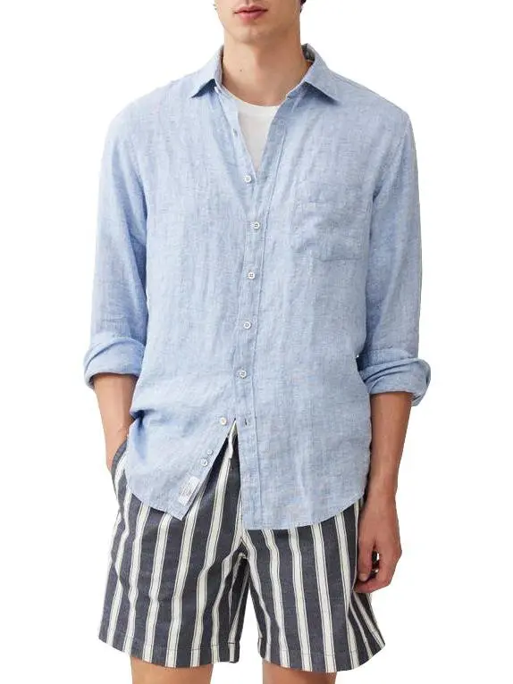 Rodd & Gunn Coromandel Button-up Linen Shirt - Denim