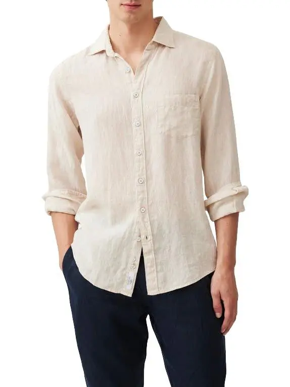 Rodd & Gunn Coromandel Button-up Linen Shirt - Natural