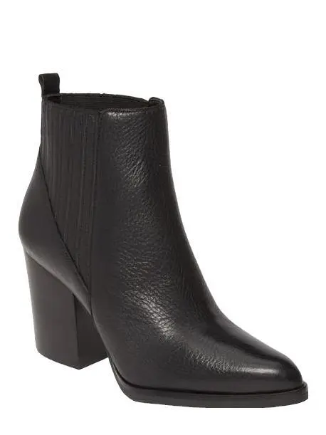 Marc Fisher Alva Bootie - Black Leather