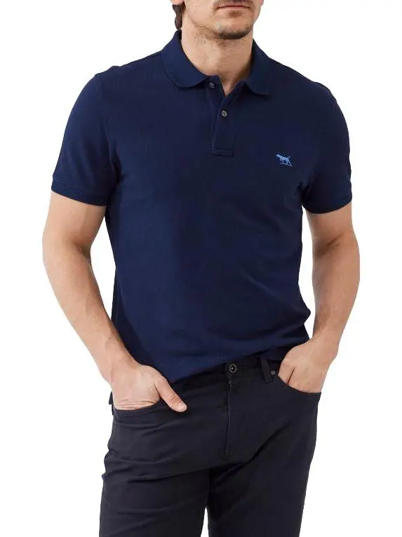 Rodd & Gunn Gunn Piqué Sports Fit Cotton Polo - Eclipse