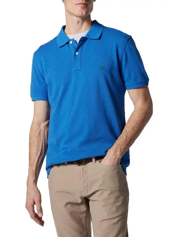 Rodd & Gunn Gunn Piqué Sports Fit Cotton Polo - Lapis