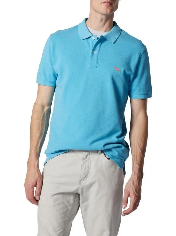 Rodd & Gunn Gunn Piqué Sports Fit Cotton Polo - Maui Blue