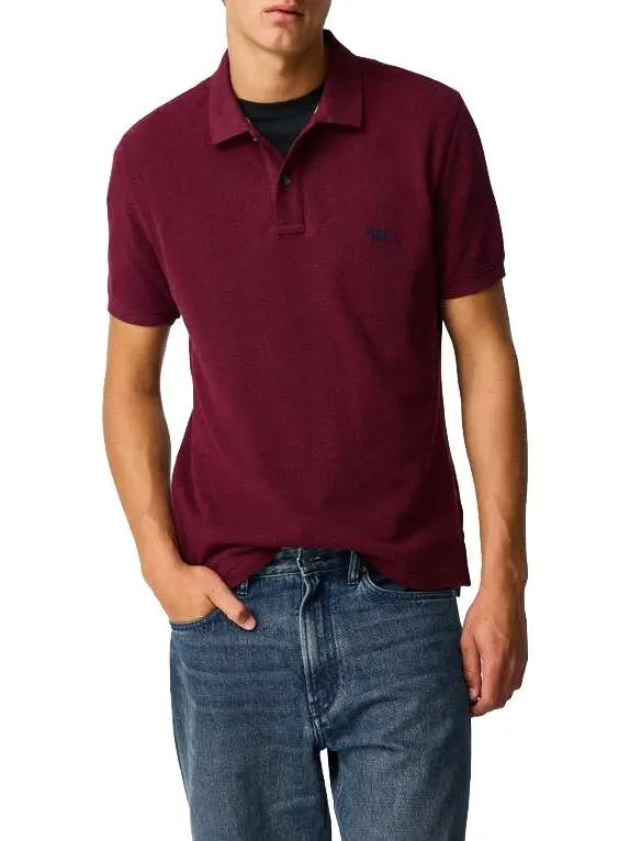 Rodd & Gunn Gunn Piqué Sports Fit Cotton Polo - Oxblood