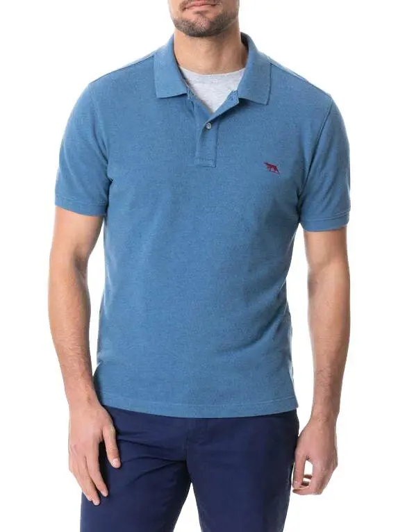 Rodd & Gunn Gunn Piqué Sports Fit Cotton Polo - Regatta