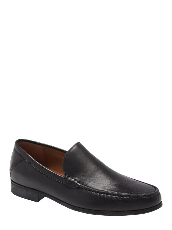 Johnston & Murphy Hawkins Venetian Loafer - Black