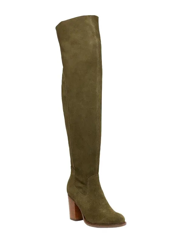 KELSI DAGGER BROOKLYN Logan Over The Knee Boot - Olive