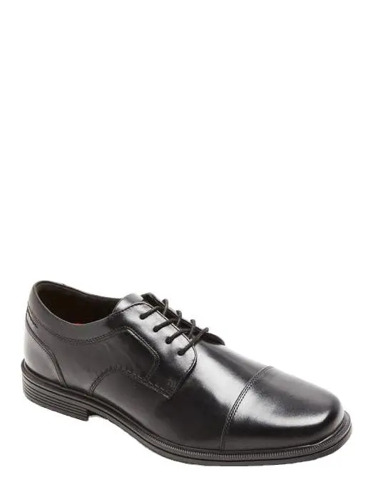 Rockport Taylor Waterproof Cap Toe Derby - Black