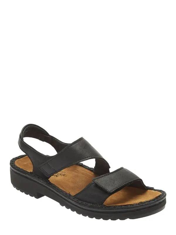 Naot Enid Sandal - Jet Black Leathre