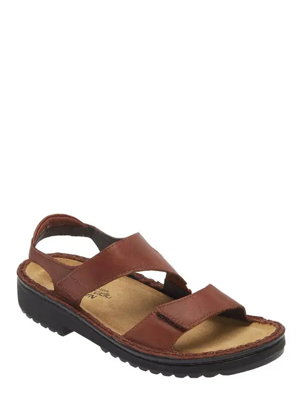 Naot Enid Sandal - Soft Chestnut Leather