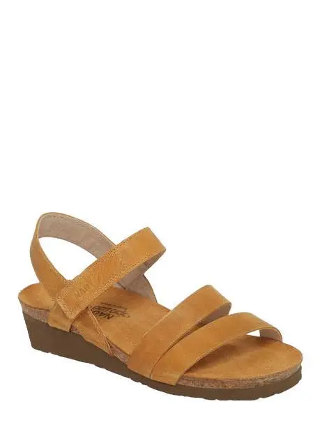 Naot Kayla Wedge Sandal - Oily Dune Nubuck