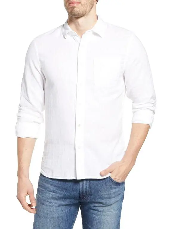 HIROSHI KATO The Ripper Organic Cotton Button-up Shirt - White