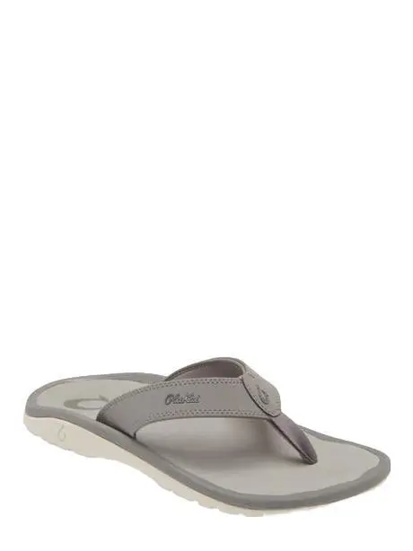 Olukai Ohana Flip Flop - Graphite/graphite