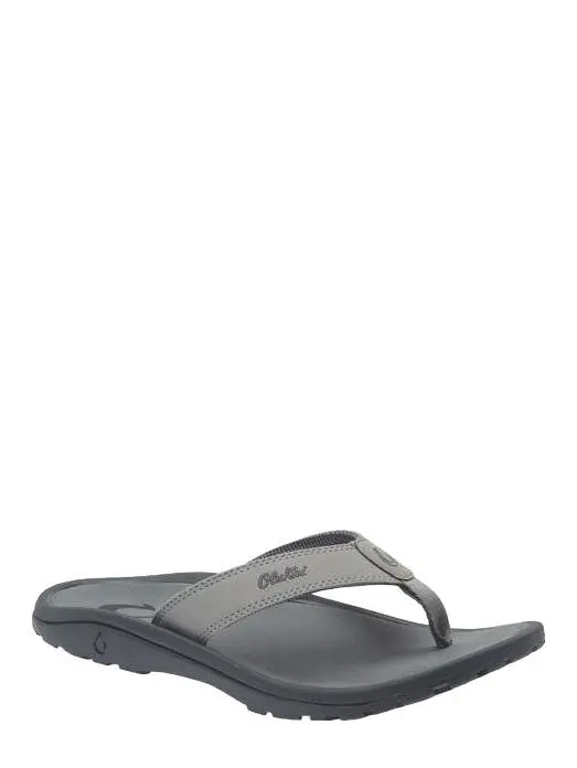 Olukai Ohana Flip Flop - Sharkskin/dk Shadow