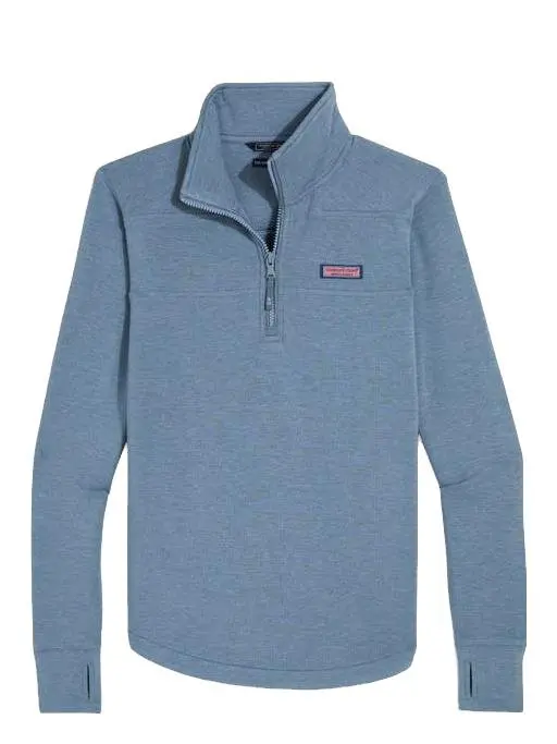 Vineyard Vines Dreamcloth Relaxed Half Zip Sweatshirt - C817 Blue