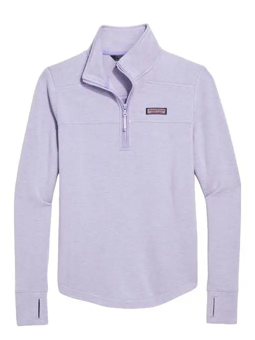 Vineyard Vines Dreamcloth Relaxed Half Zip Sweatshirt - I263 Lilac