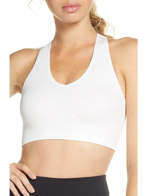 Free People Free Throw Crop Tank - White