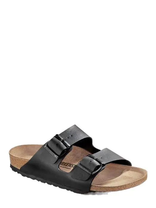BIRKENSTOCK Arizona Lug Sole Slide Sandal - Black