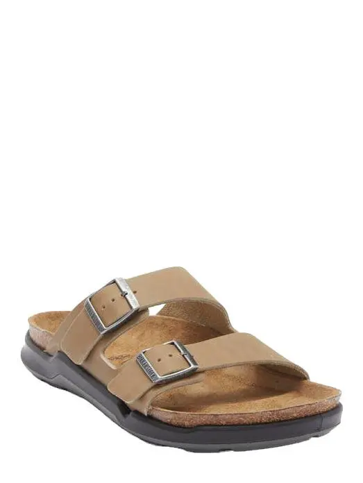 BIRKENSTOCK Arizona Slide Sandal - Tobacco Brown