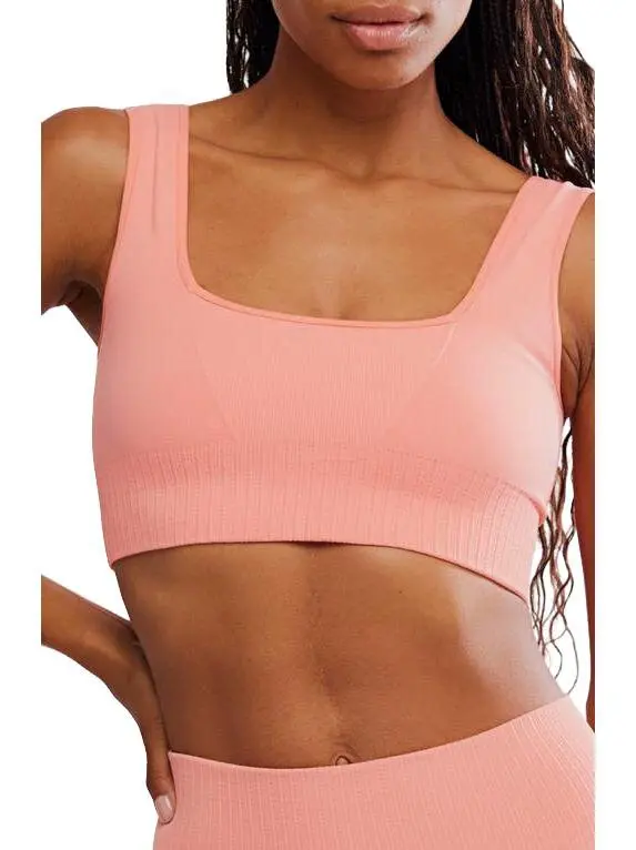Free People Karma Square Neck Sports Bra - Fruit Punch