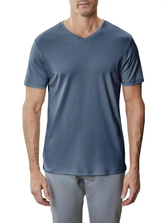 Robert Barakett Georgia Regular Fit V-neck T-shirt - Ocean Wave