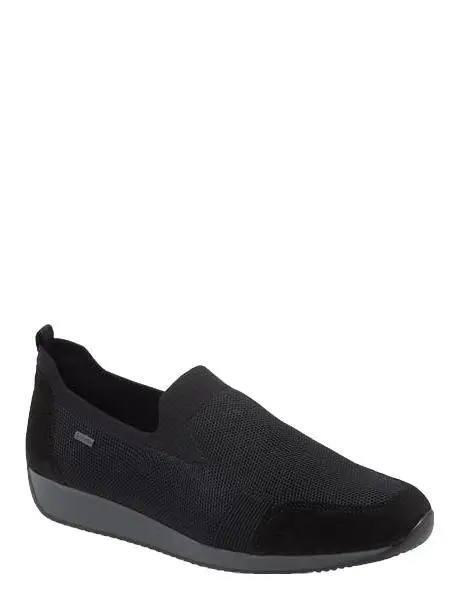 ARA Lilith Knit Slip-on Sneakers - Black
