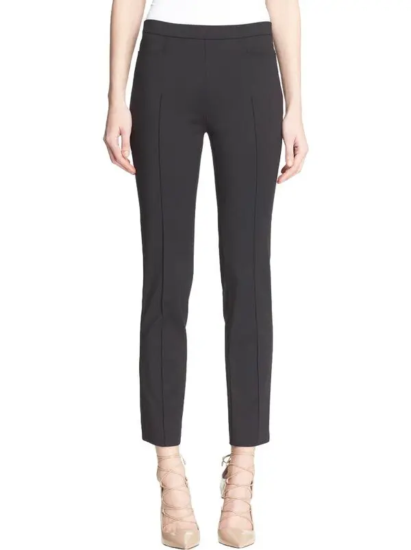 Akris Franca Techno Cotton Blend Trousers - Black