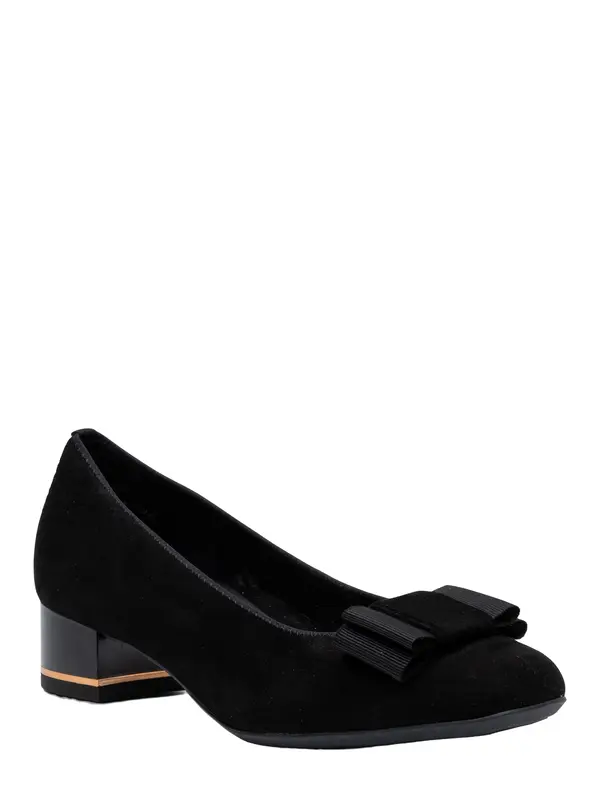ARA Garnet Suede Pump - Black