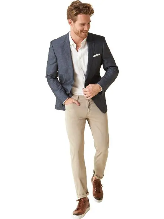 Ag Tellis Sueded Stretch Sateen Slim Leg Pants - Desert Stone